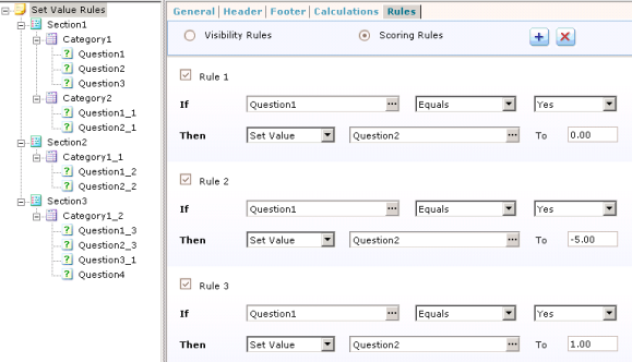 Define scoring actions